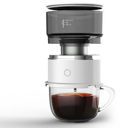 Mini Coffee Machine Hand-Pressed Coffee Maker Coffee Brewer Grinder ...