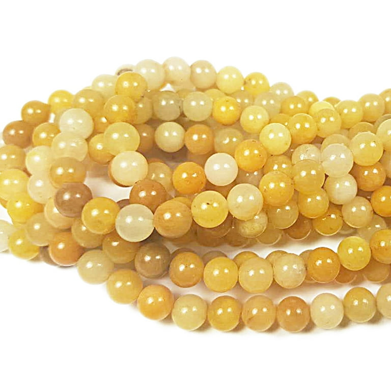 Yellow Jade Beads