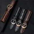 binyu Bamboo Grain Watch Band for Women 12mm Red Pin Buckle Soft Ladies ...