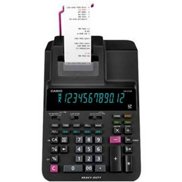 Sharp EL-1801V Two-Color Printing Calculator, Black and Red Print, 2.1 ...