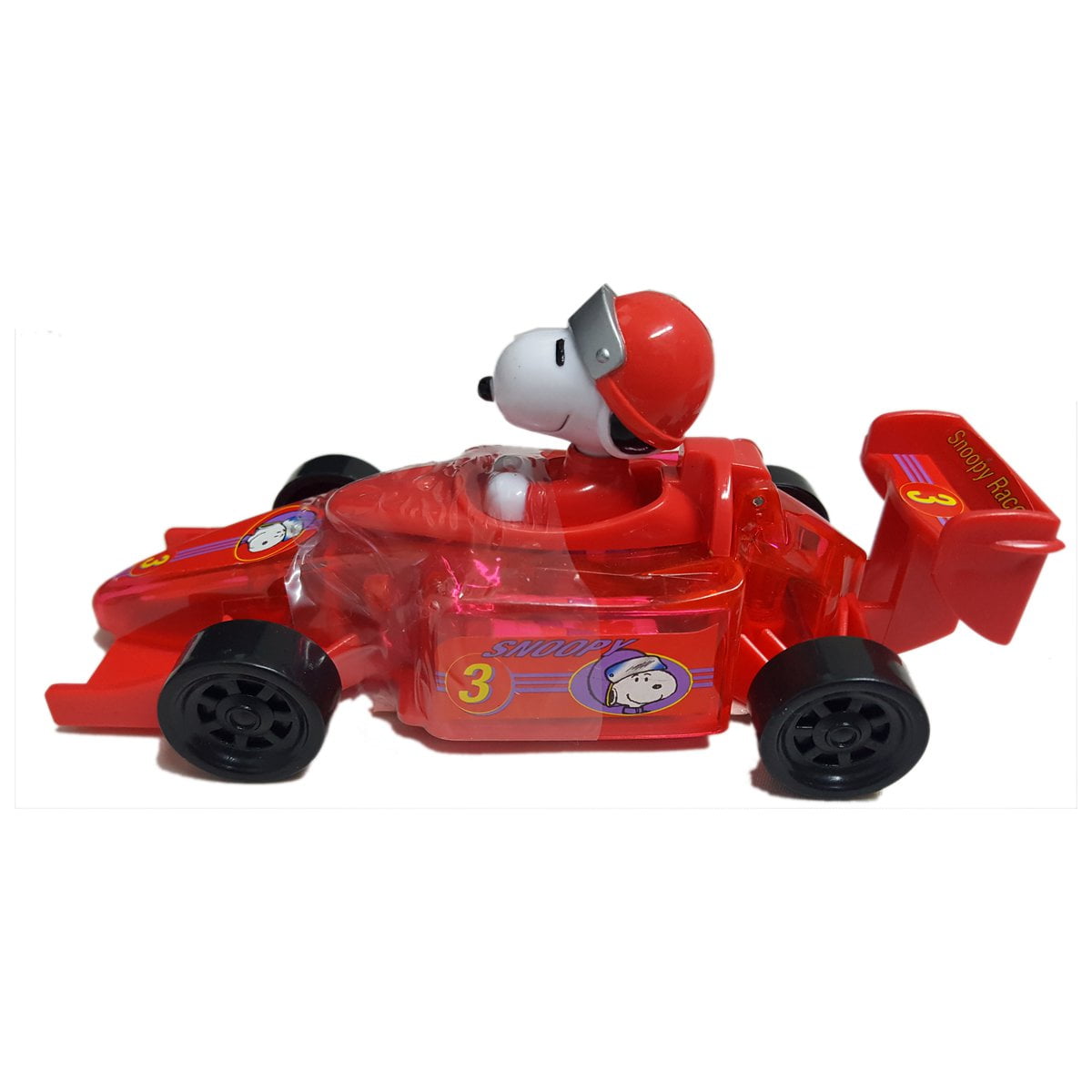 Peanuts Race Car Driver Snoopy #3 Toy Race Car Red, Candy-Filled ...
