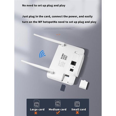 Universal Unlocked 4g Lte Cpe Router Modem With Sim Card Slot Eu Plug ...