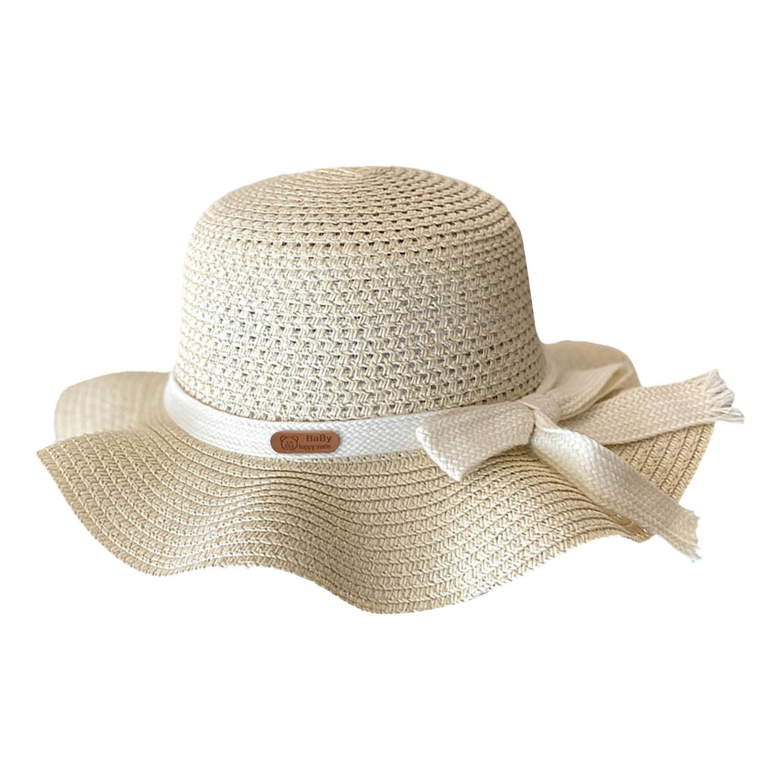Click here for Summerrr Childrens Girls Sunscreen Hat Summer Bow... prices