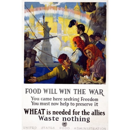 World War I: U.S. Poster. /N'Food Will Win The War.' U.S. Food ...