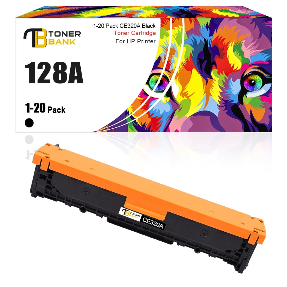 Toner Bank 1-Pack Compatible Toner for HP CE320A 128A LaserJet Pro ...