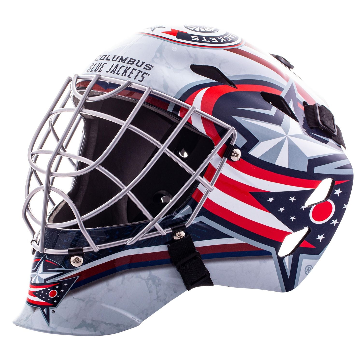 Click here for Franklin Sports Gfm 1500 Nhl Blue Jackets Goalie F... prices
