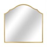 Lizette Gold Wide Arch Metal Farmhouse Wall Mirror - Walmart.com