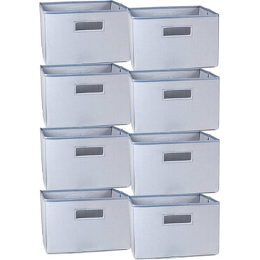 Niche Cubo Half Size Stackable Storage Cube- White Wood Grain - Walmart.com