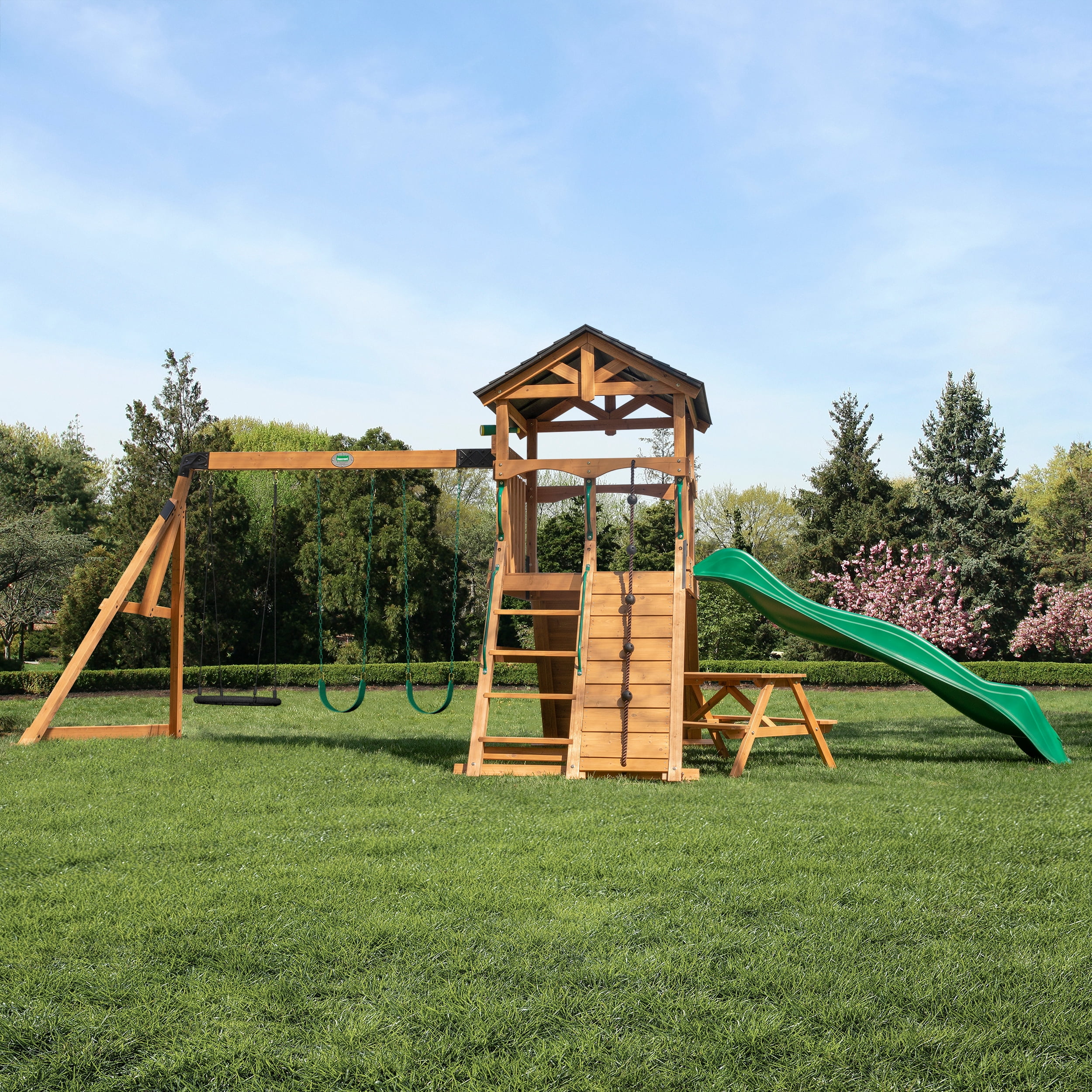 Backyard Discovery Endeavor II Swing Set - Walmart.com