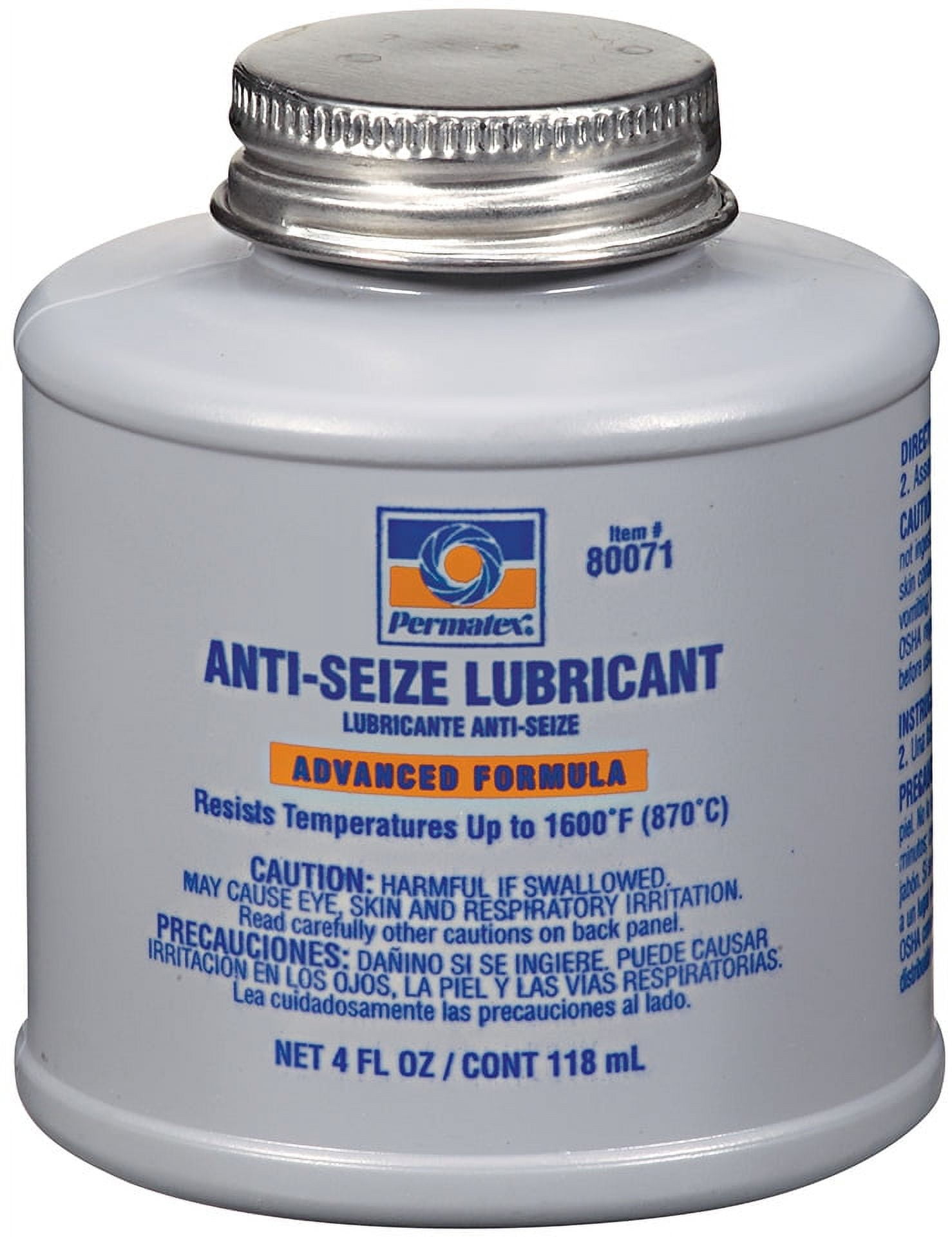 Permatex 80071 Lubricante Antiadherente N.° 133, Botella con Tapa de ...