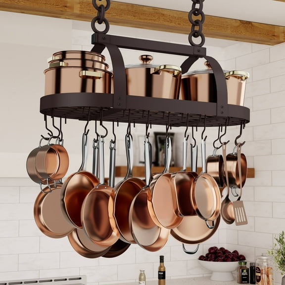 Cooks Standard Kitchen Cookware Hangers, Heavy Duty 4-Pack Pot & Pan ...