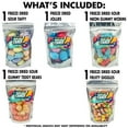 Fun Flavors Box Freeze Dried Sour Gummy Taffy Candy 5 Count Variety ...