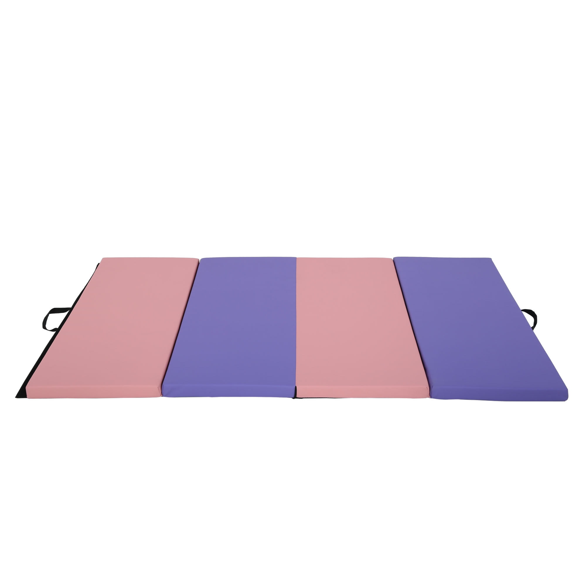 Sunshine Wheat Foldable Gymnastics Mat 4X6X2, Portable with Carry ...
