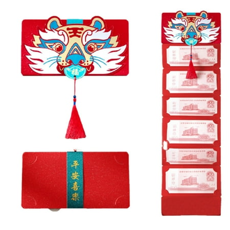 2022 Red Envelope Foldable Chinese Year Of The Tiger Lucky Money ...