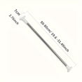 1 Piece White Adjustable Telescopic Hanger, Sturdy Metal Construction ...