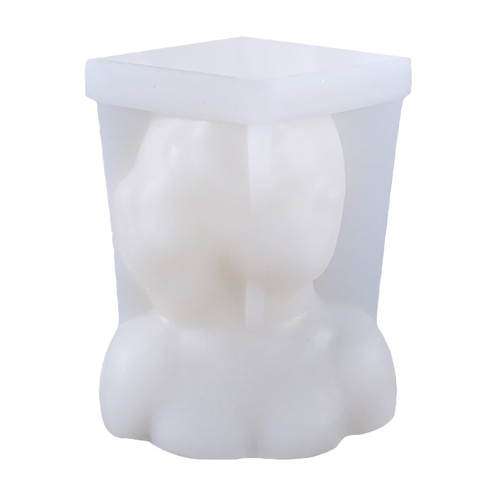 DIY Candle Mold Blindfolded Girl Silicone Body Mold 3D Aromatherapy ...