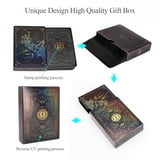 WJPC Waterproof Plastic Playing Cards, Easy Shuffling Black Dragon Deck ...