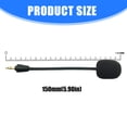 Enhanced PVC Gaming Headsets Microphone For Earphone Mic Boom Clear ...