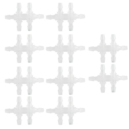 Aquarium Joint, 6-Way Pipe Adapter, Plastic 6-Way For Silicone Pipe ...