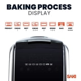 Saki 12-in-1 Automatic Bread Maker with Programmable Digital Control ...
