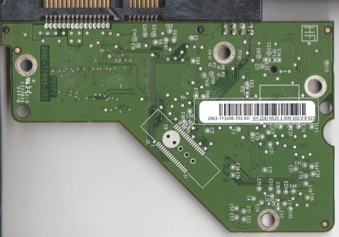 WD20EACS-11BHUB0, 2061-771698-702 AD, REV P2, WD SATA 3.5 PCB - Walmart.com
