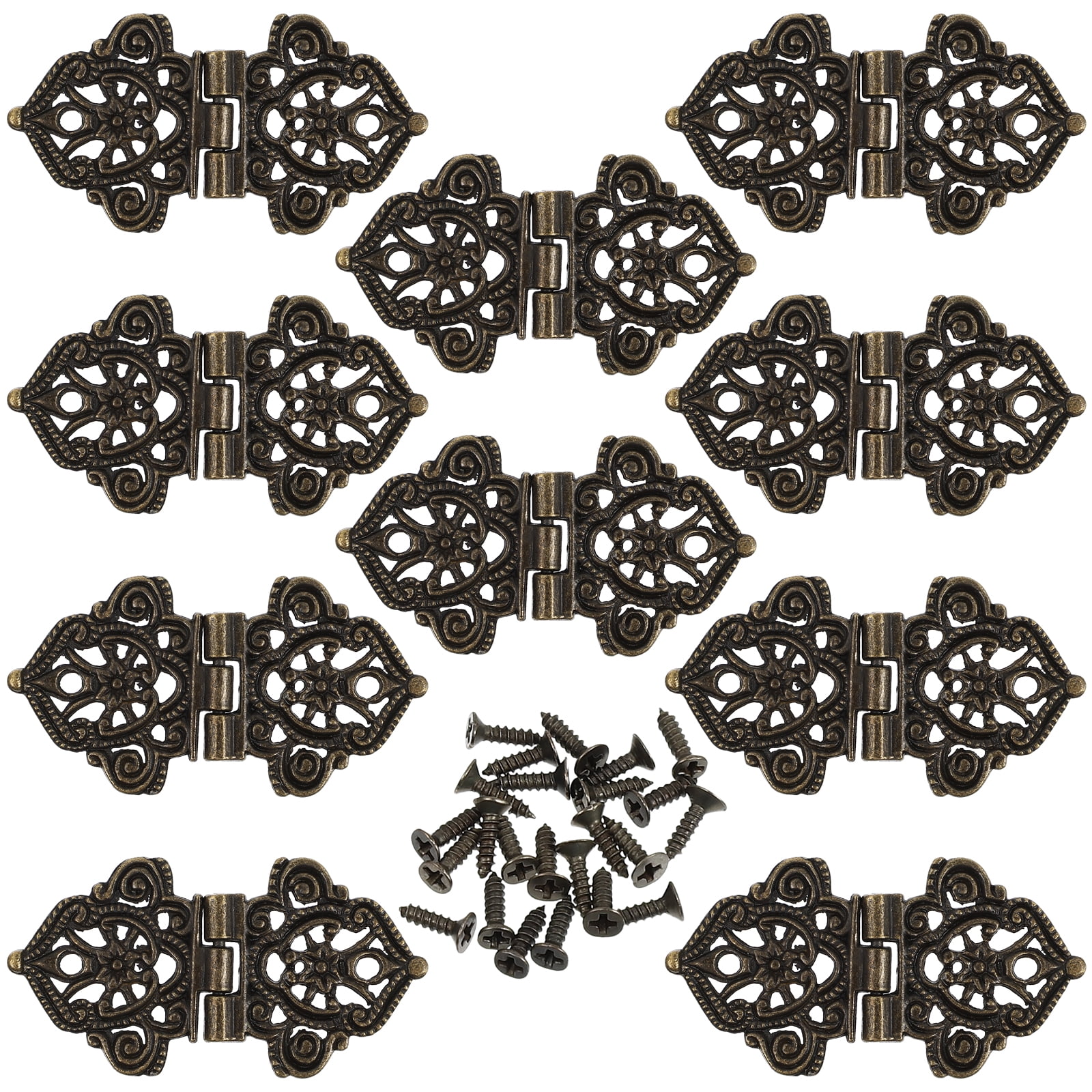 Hinges Box Boxes Jewelry Decorative Hinge Antique Mini Miniature ...
