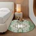 3.3ft Round Rug Sage Green Boho Area Rugs for Living Room Bedroom ...