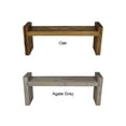 Haussmann® Teak Block Bench 48 x 12 x 19 inch High KD Oak Oil - Walmart.com