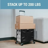 CleverMade Wheeled Storage Crate, 35L Capacity, Lockable Lid, Durable ...