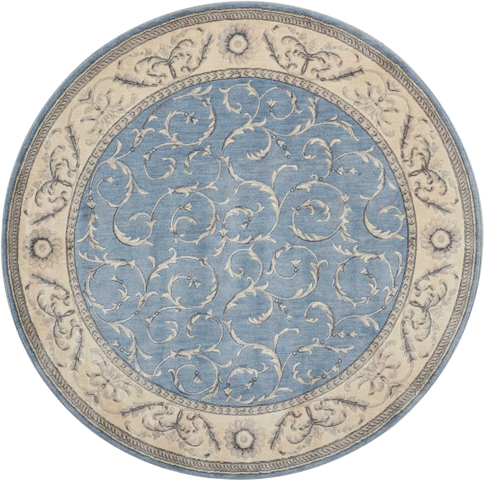 Nourison St02 R 6X6 Somerset 6 Round Wool Hand Tufted Traditional Area