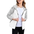 Color Block Raincoats for Women Packable Light Weight Waterproof ...