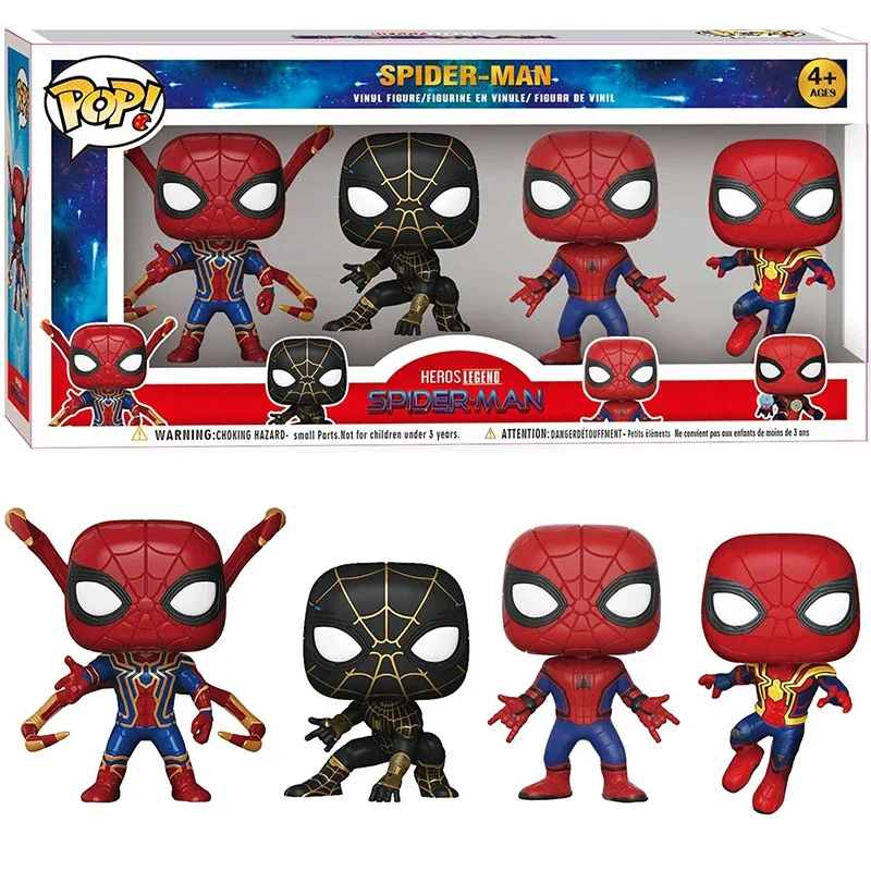 Spider Man NO WAY HOME Iron Spider Figure FUNKO POP The Avengers Night monkey Figurine Action Collected Model Toys Gift Walmart