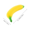 2 Pack Slow Rising Banana Sensory Fidget, High-Density PU Foam Stress ...