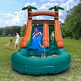 21' x 9' Safari Inflatable Water Slide with Pool, Backyard, Park ...