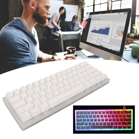 Mechanical Keyboard 61 Keys With Hot Swap, Ergonomic Design, Type C ...