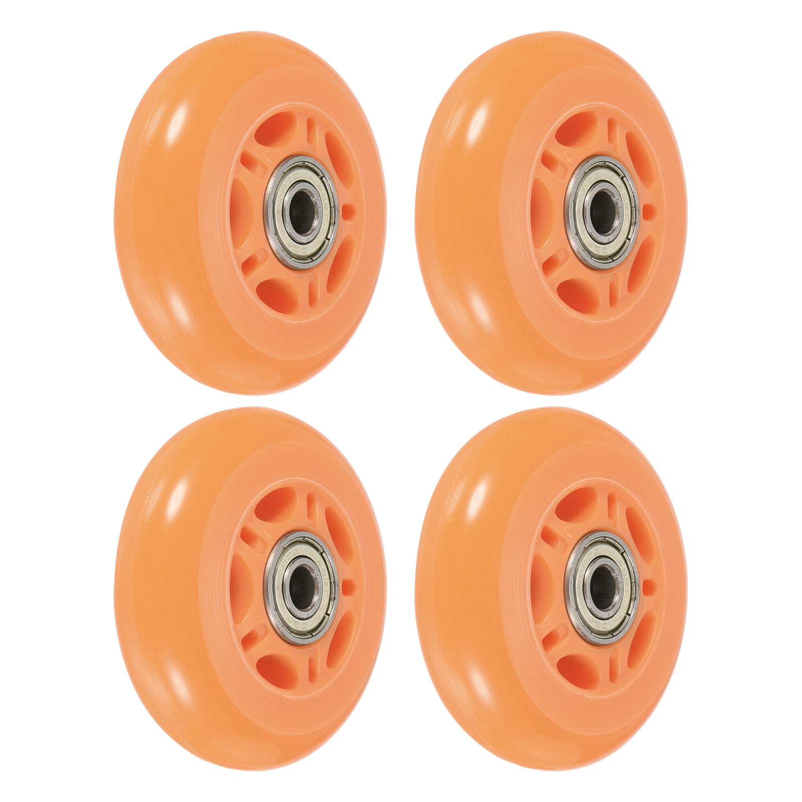 Uxcell 2.8" OD Inline Skate Wheels with Bearings 82A Skate Replacement ...