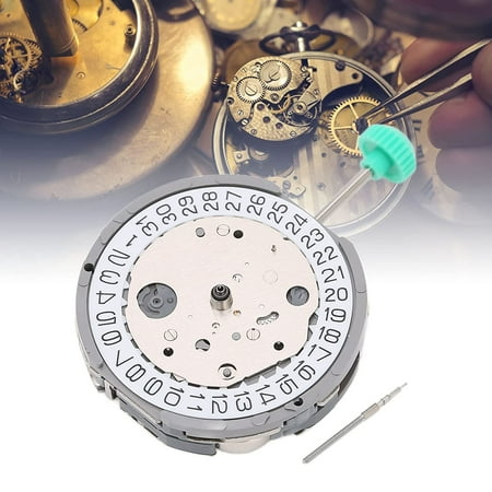 Watch Movement, FS26 6 Needles Calendar Movement Quartz Calendar ...