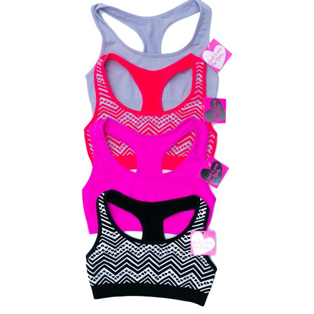 Just Love Girls Bras - Pack of 4 - Comfortable and Stylish Training ...