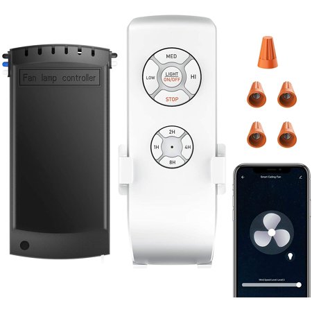 Smart Ceiling Fan Switch Remote Control Kit, Universal Fan Light ...