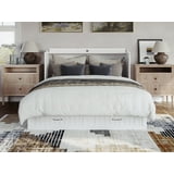 AFI Aspen Queen Murphy Bed Chest with Mattress, Storage & Built-in ...