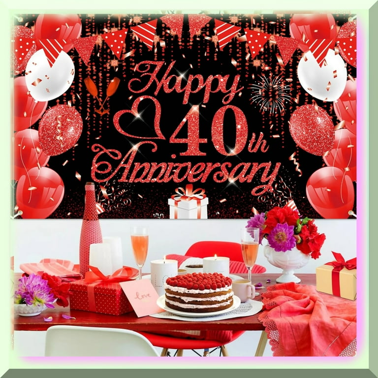 Ruby Anniversary Party Ideas