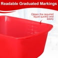 8 Pack Wash Basins Plastic Wash Tub White 7 Quart Graduated Buckets ...
