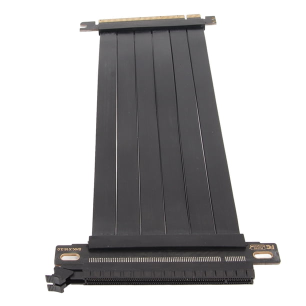 PCIE 3.0 X16 Extender Riser Cable, High Shielding Property 180 Degree ...