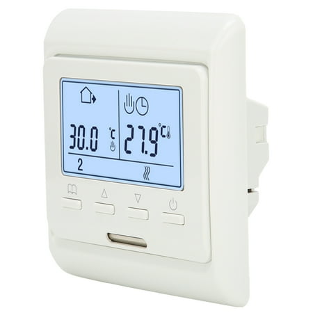 Floor Heating Thermostat, Large Lcd Display Easy To Use Fast Thermostat ...