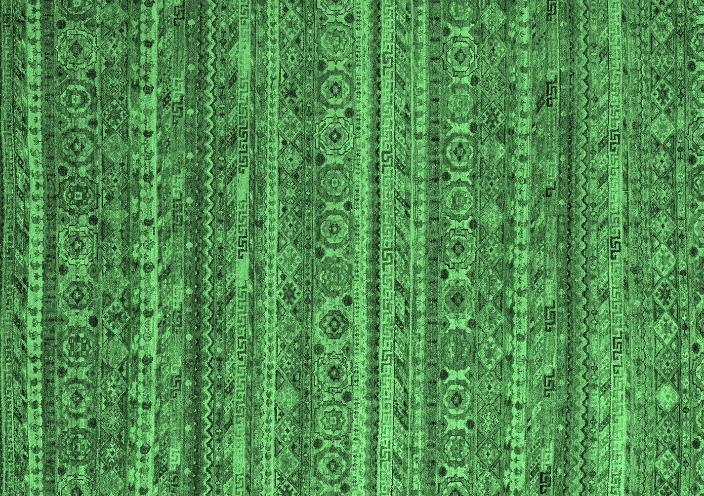 Ahgly Company Indoor Rectangle Abstract Emerald Green Modern Area Rugs ...