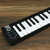 Pyle PMIDIKB10 - Compact MIDI Keyboard - USB Digital Piano Controller ...