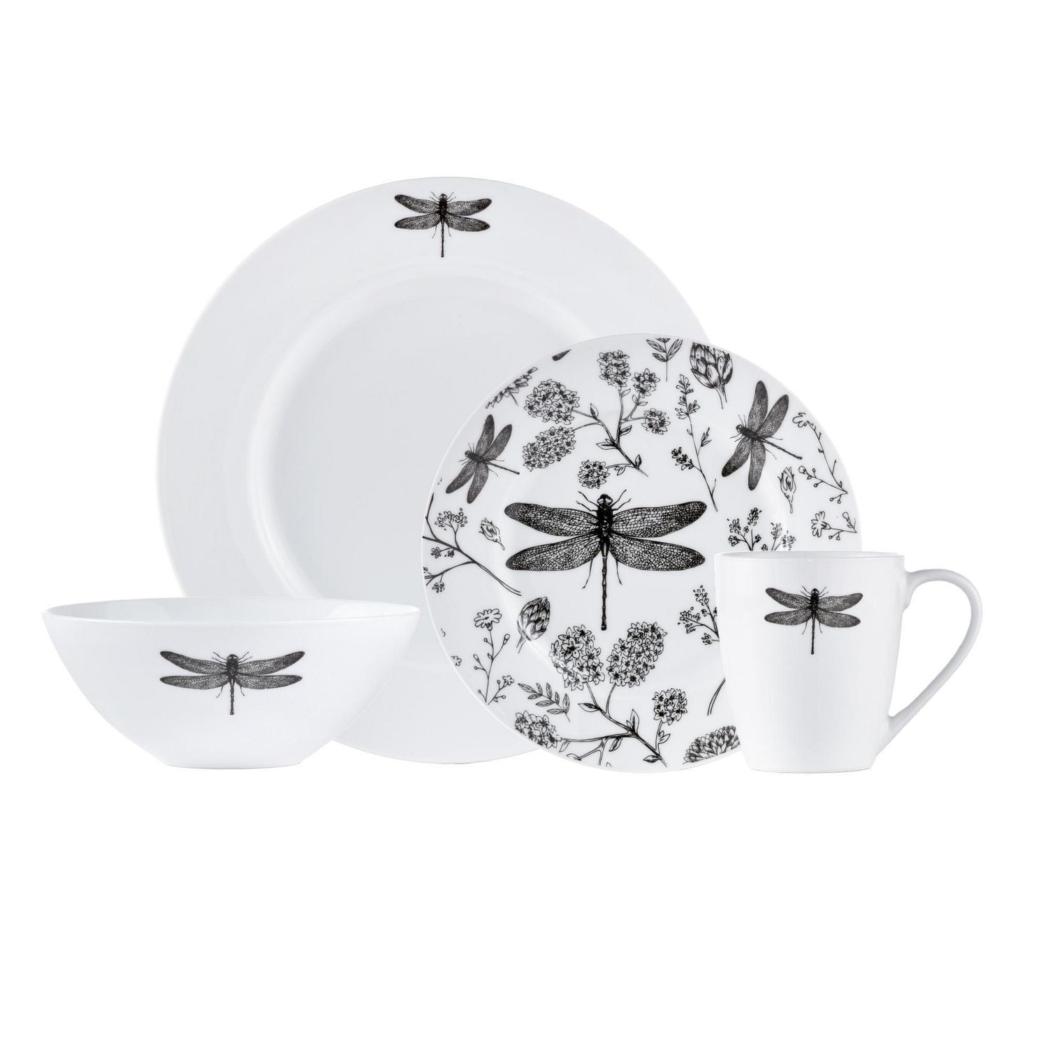 Click here for Safdie & Co. Dragonfly 16pc Dinnerset prices
