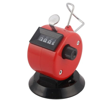 Office Stainless Steel Handheld 4 Digit Numbers Table Desk Tally Click ...