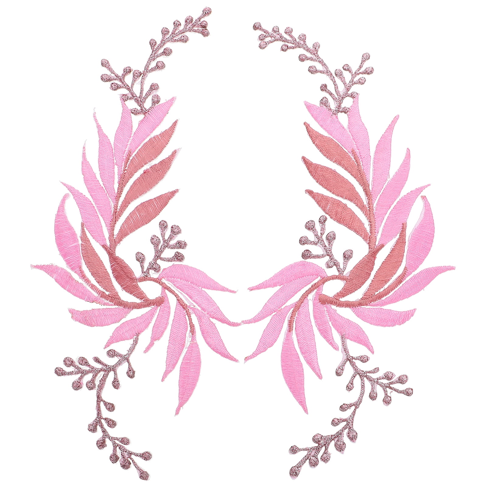 NUOLUX Patches Patch Applique Leaf Embroidery Iron Embroidered Flower ...
