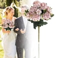 7 Heads Chrysanthemum Artificial Small Bouquet, 12 Inch Real Touch ...
